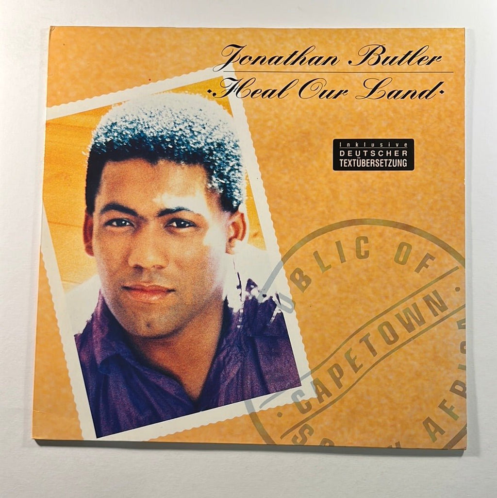 Jonathan Butler ‎– Heal Our Land LP mit OIS und Beiblatt (NM) – schallplattenparadis