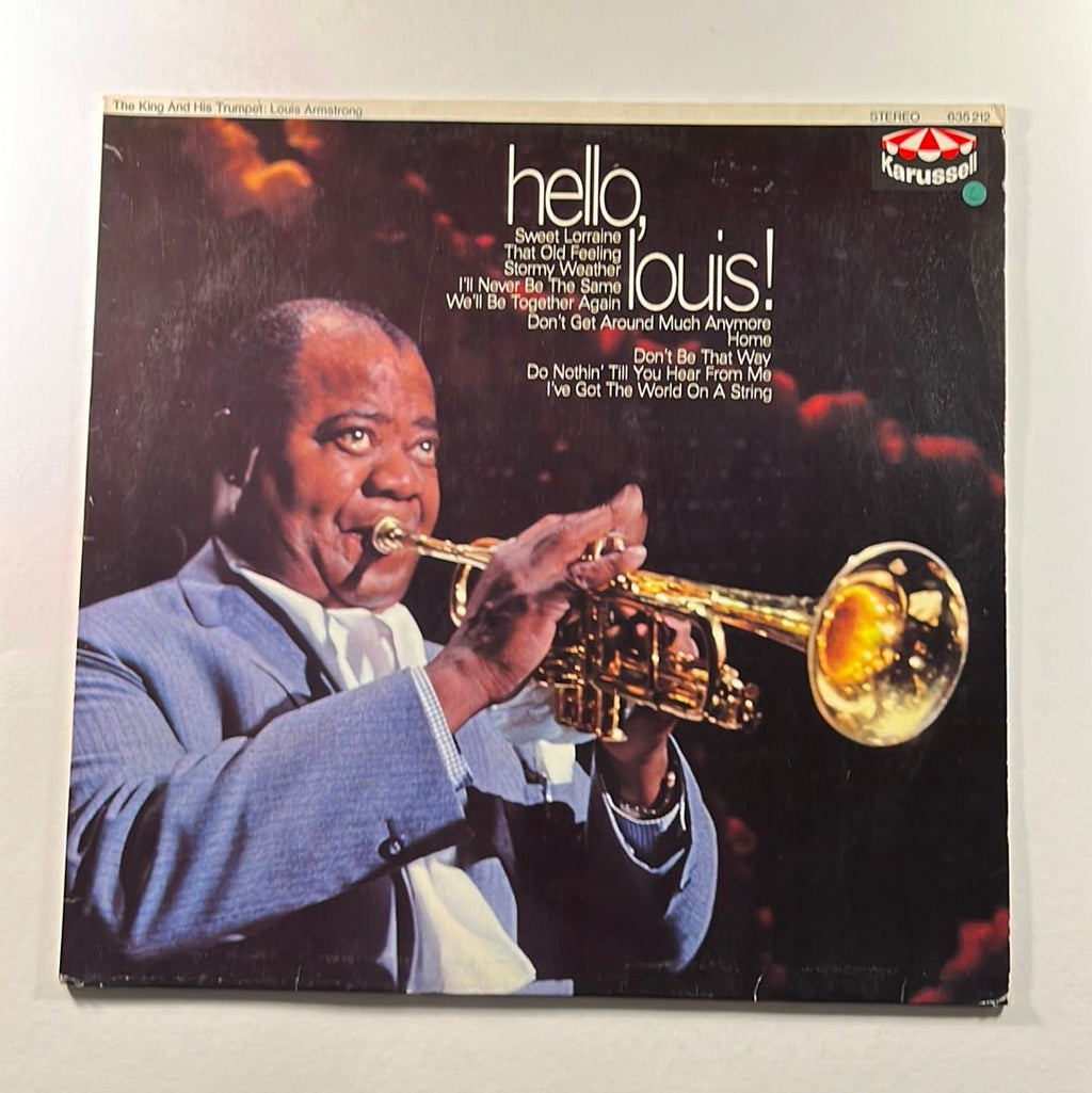 Louis Armstrong ‎– Hello, Louis! LP (VG+) – schallplattenparadis
