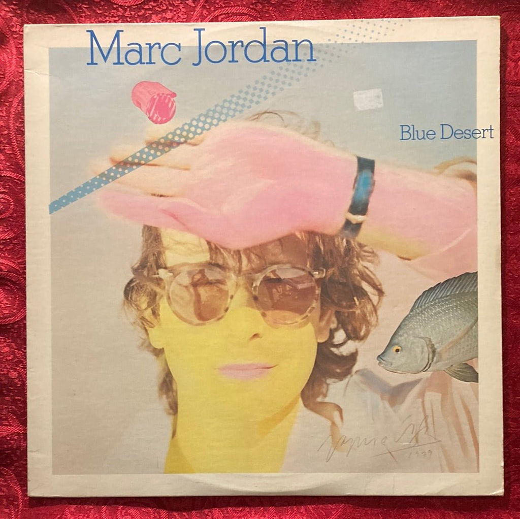 Marc Jordan ‎– Blue Desert LP mit OIS (VG) – schallplattenparadis