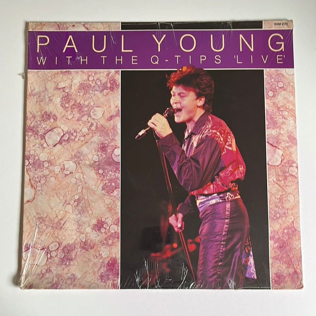 Paul Young And The Q-Tips ‎– Paul Young With The Q-Tips Live LP (S ...
